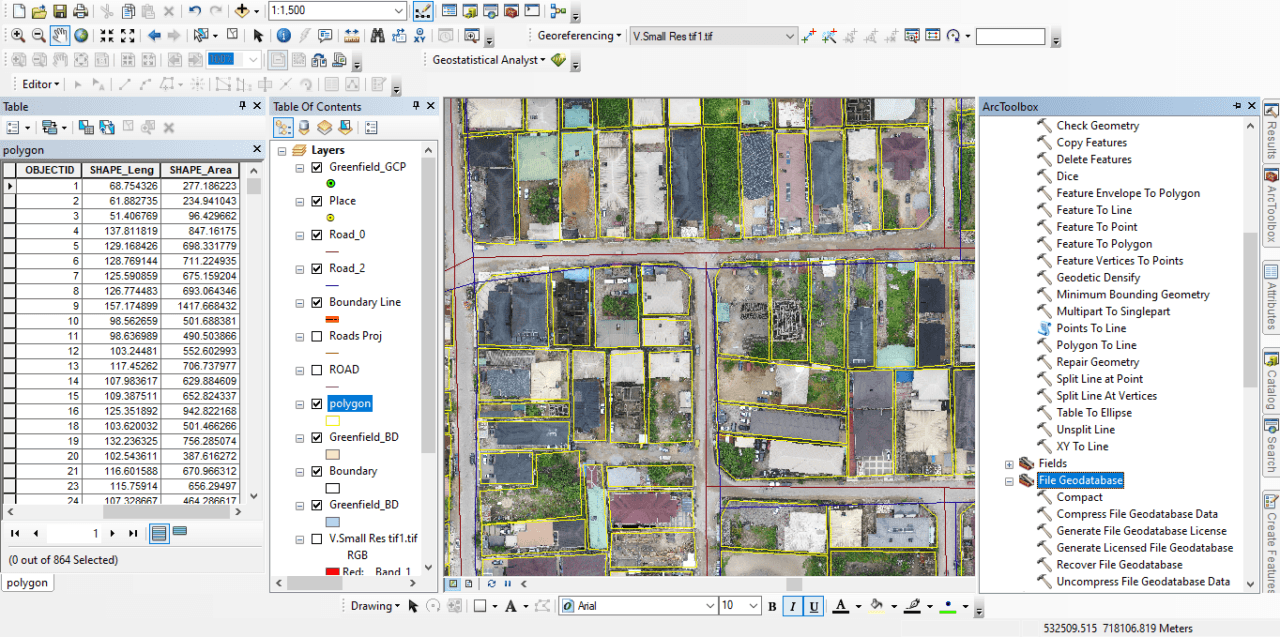 800 Building Plots Aerial Capture and Delineation for Database ...