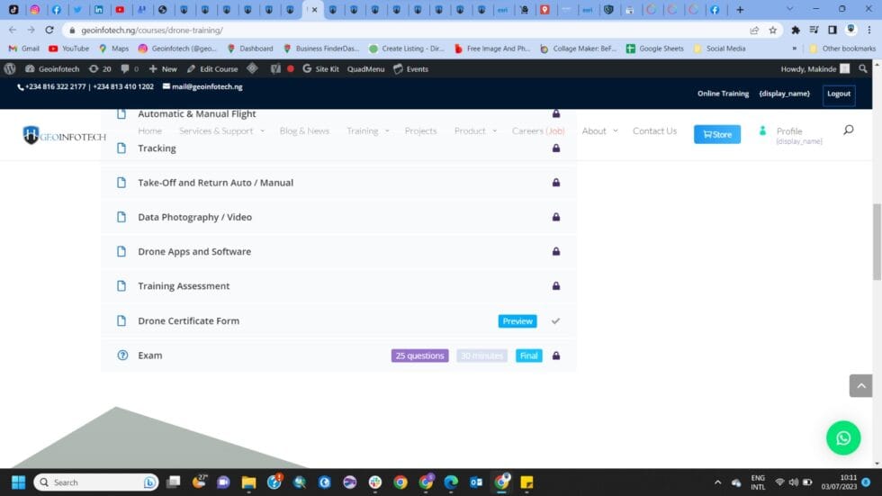 How to fill training certificate form - Geoinfotech